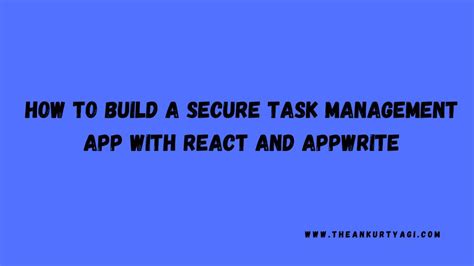 Learn About Appwrite Task Manager App Appwrite Posted On The Topic Linkedin