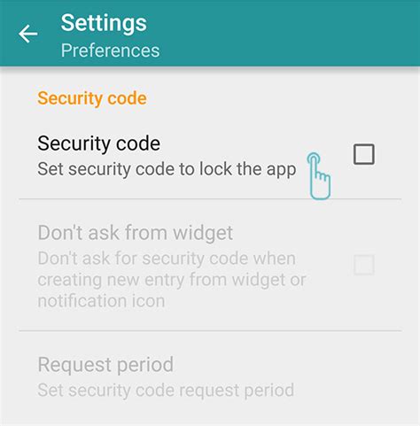 How Do I Set A Security Code Diaro FAQ