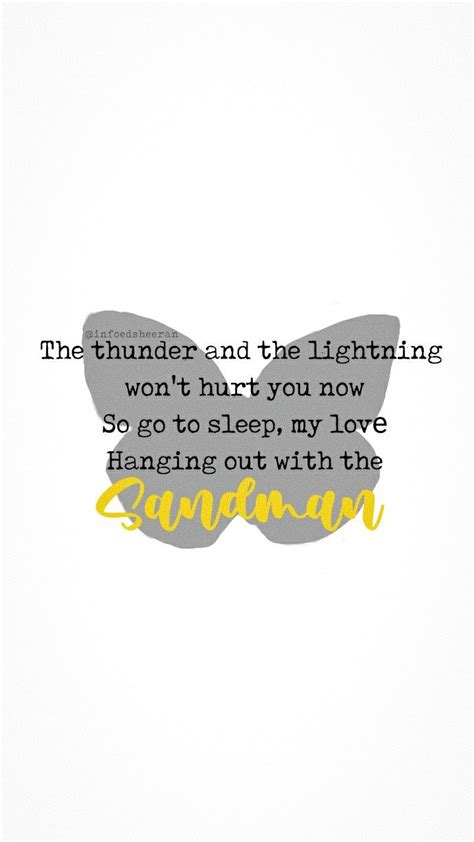 Wallpaper Sandman Ed Sheeran