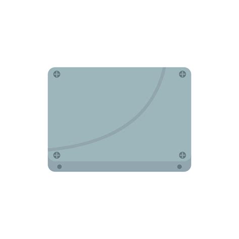 Database Icon In Flat Style 14443875 Vector Art At Vecteezy