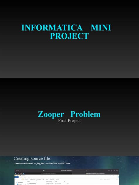 Sneha Dugani Informatica Mini Project Download Free Pdf Information