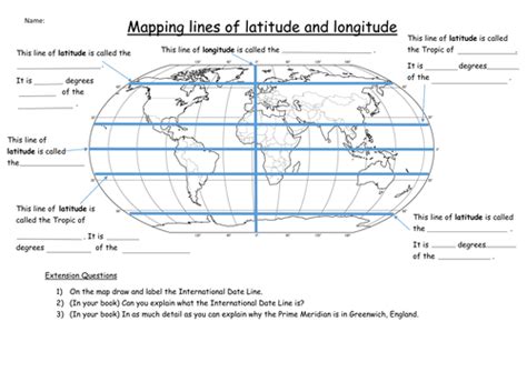 latitude and longitude worksheet by katie maria teaching resources tes