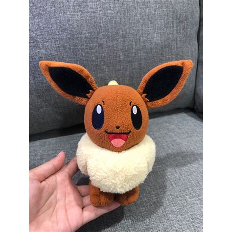 Pokemon Eevee Plush Tomy Shopee Malaysia