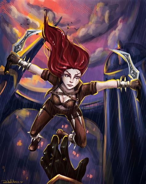 Katarina Vs Garen By Zhulikova On Deviantart