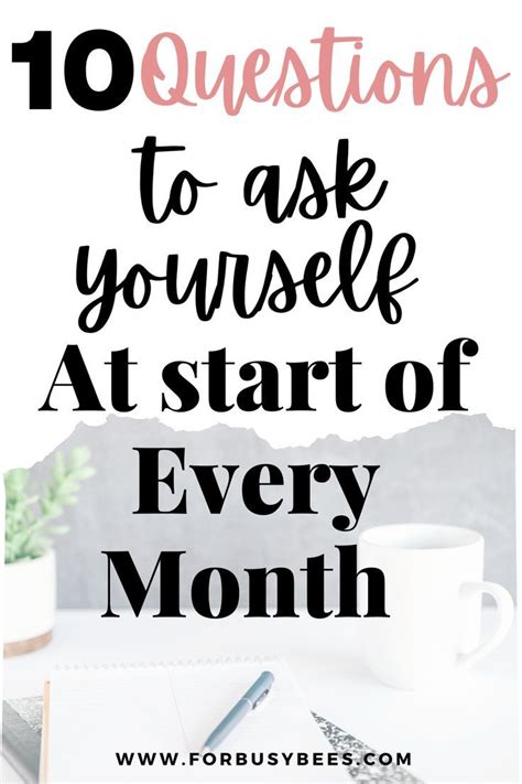 End Of Month Reflection Prompts For Better Life Work Organization Personal Growth Plan How