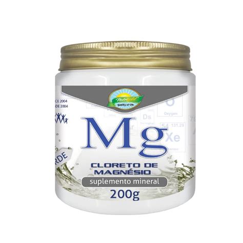 Cloreto De Magnésio Sabor Chá Verde 200g Pó Solúvel R 25 20 em