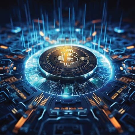 Premium AI Image | Cryptocurrency digital technology background