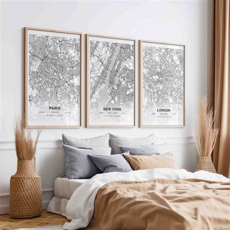 Custom Map Any City Map Custom Map Poster Any City Any Town