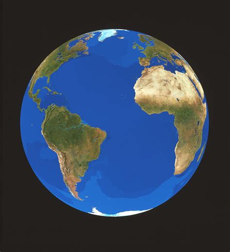 Satellite Image Of The Earth By Science Photo Library