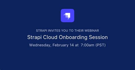 Strapi On Linkedin Strapi Cloud Onboarding Session Strapi