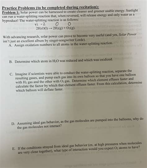 [solved] practice problems to be completed during recitation problem