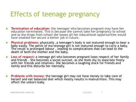 Teenage Pregnancy