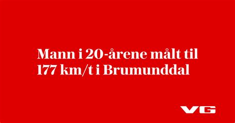 Målt Til 177 Kmt På E6 I Brumunddal