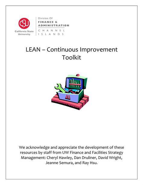 PDF LEAN Continuous Improvement Toolkit PDF FileLEAN Continuous