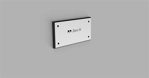 RPi Zero Carrier By Jacobsen Dev Download Free STL Model Printables Com