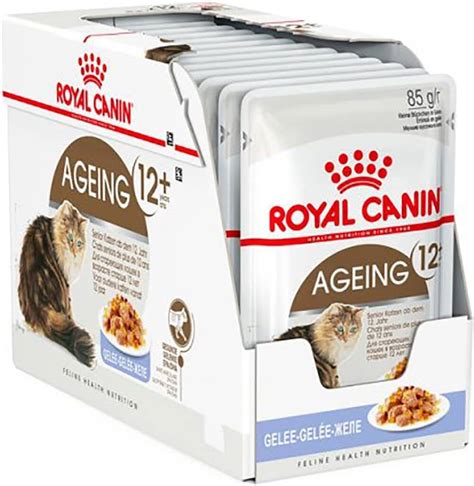 Royal Canin Feline Health Nutrition Ageing12 Jelly Wet Food Pouches