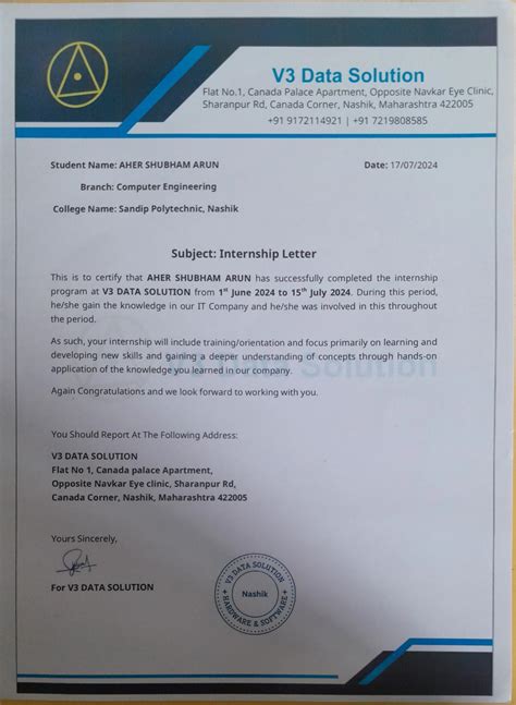 shubham aher on linkedin i am greatful to say that i have completed