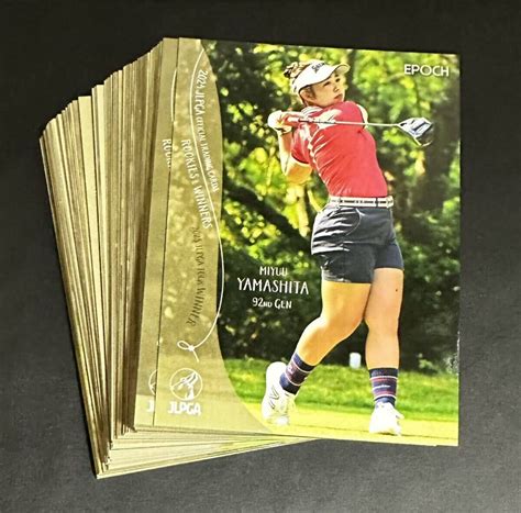 2024 Epoch エポック Jlpga 日本女子プロゴルフ協会 Rookiesandwinners レギュラー 64枚 コンプリート 吉田優利