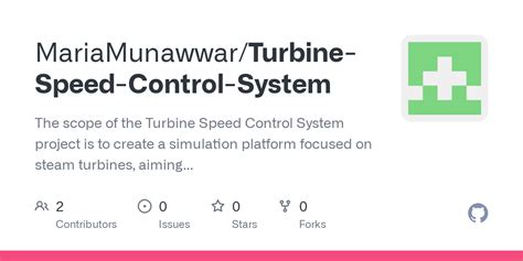 Github Mariamunawwarturbine Speed Control System The Scope Of The Turbine Speed Control
