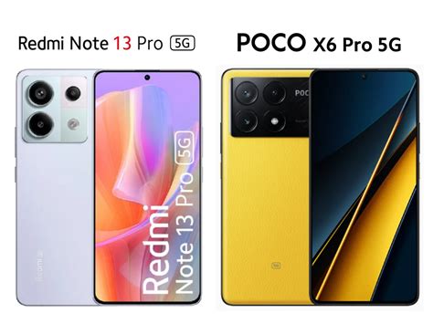 Redmi Note 13 Pro 5G Vs POCO X6 Pro 5G Perbedaan Spesifikasi Fitur