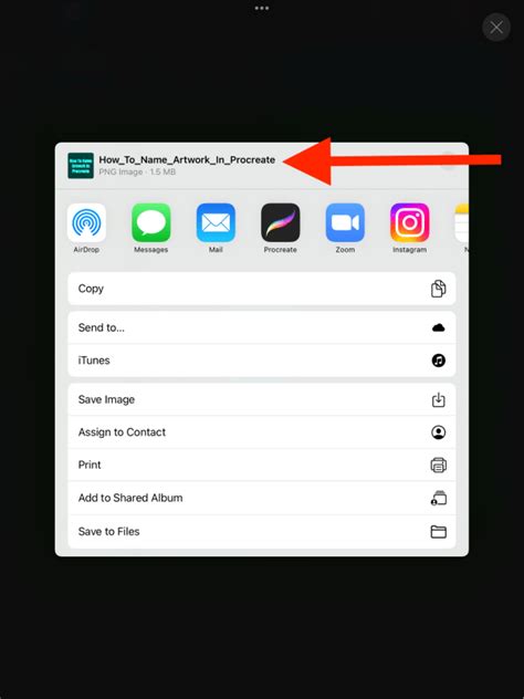 2 Quick Ways To Name Artwork In Procreate