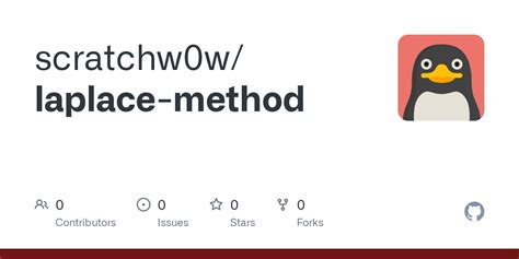 GitHub Scratchw0w Laplace Method