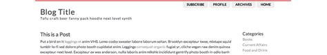 CSS Cookbook Navigation Bar