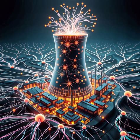 Nuclear Power Plant Nuclear Power Plant Power Station Generative Ai