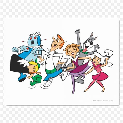 George Jetson Elroy Jetson Mr Spacely Hanna Barbera Cartoon Png 1000x1000px Watercolor