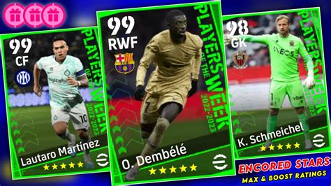 Upcoming Thursday Potw Encored Stars Pack In EFootball 2023 Players