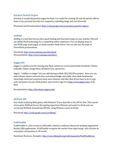 Some Useful Flash API PDF