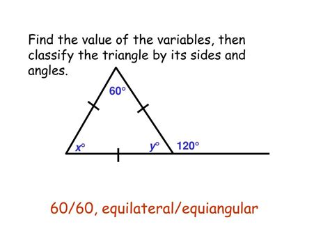 PPT Classify The Triangle By The Angles And The Sides PowerPoint Presentation ID