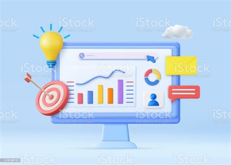 3d 재무 보고서 차트 기업가에 대한 스톡 벡터 아트 및 기타 이미지 기업가 3차원 형태 아이콘 Istock