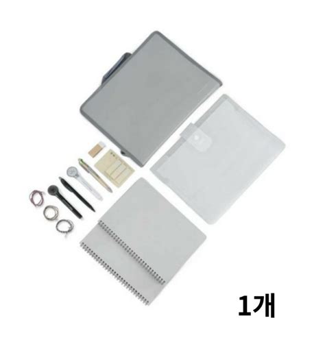 모닝글로리 비움 지퍼화일케이스 세트 화이트 1세트 티몬