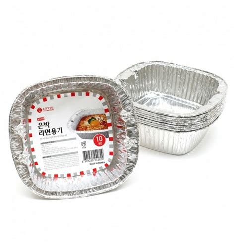 롯데 이라이프 은박 라면용기 라면그릇 일회용 은박냄비 라면 뽀글이 은박지 30개 10px3 티몬