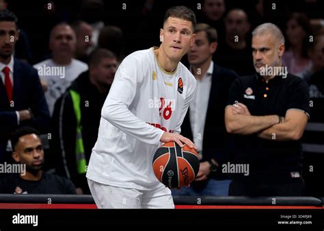 Belgrade Serbia 11th Nov 2025 As Monacos Nemanja Nedovic Ahead Of