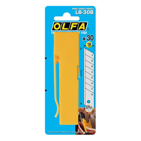 Lb 30b Σπαστές λεπίδες Lb 18mm Olfa ΔΙΛΜΑΣ
