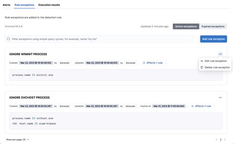 Add And Manage Exceptions Elastic Security Solution 8 17 Elastic