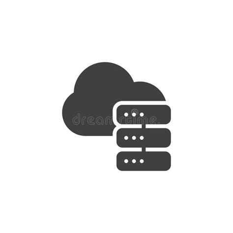 Cloud Server Vector Icon Stock Illustration Illustration Of Symbol 278770302