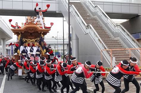 和泉だんじり祭曳き出し