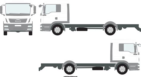 Rigid Trucks Man0020 Man Tgl Tgm 2014 Onwards Vehicle Outlines