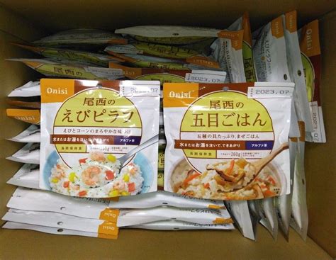 尾西食品 アルファ米ご飯シリーズ 大量37個セット ピラフ 五目ごはん｜yahooフリマ（旧paypayフリマ）