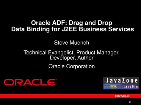 Ppt Oracle Adf Drag And Drop Data Binding For J2ee Business Services Powerpoint Presentation