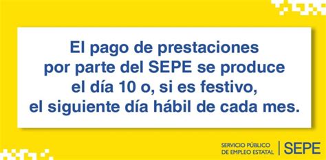 Día De Cobro De Los Subsidios Y De Las Prestaciones Del Sepe Noviembre