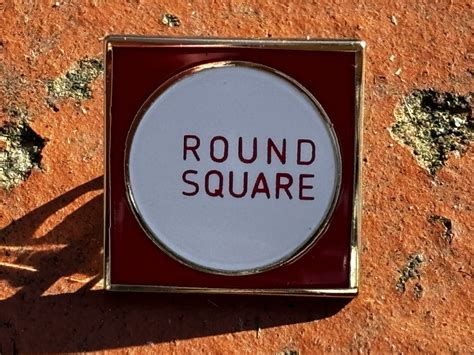 Pack Of 10 Small Round Square Pins Round Square