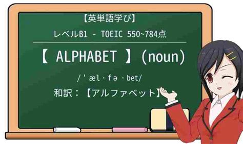 【英単語】alphabetを徹底解説！意味、使い方、例文、読み方