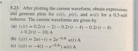 Solved After Plotting The Current Waveform Obtain