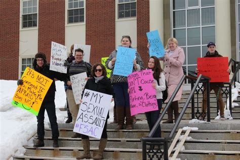 Students Discuss March For Sexual Assault Awareness The Aquinian
