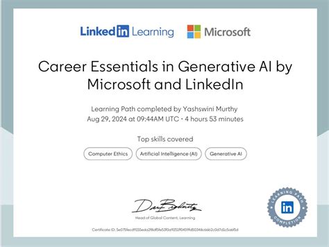 Yashswini Murthy On Linkedin Artificialintelligence Generativeai Ai
