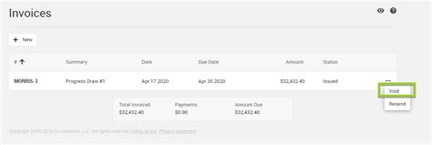 How Do I Void An Invoice CoConstruct
